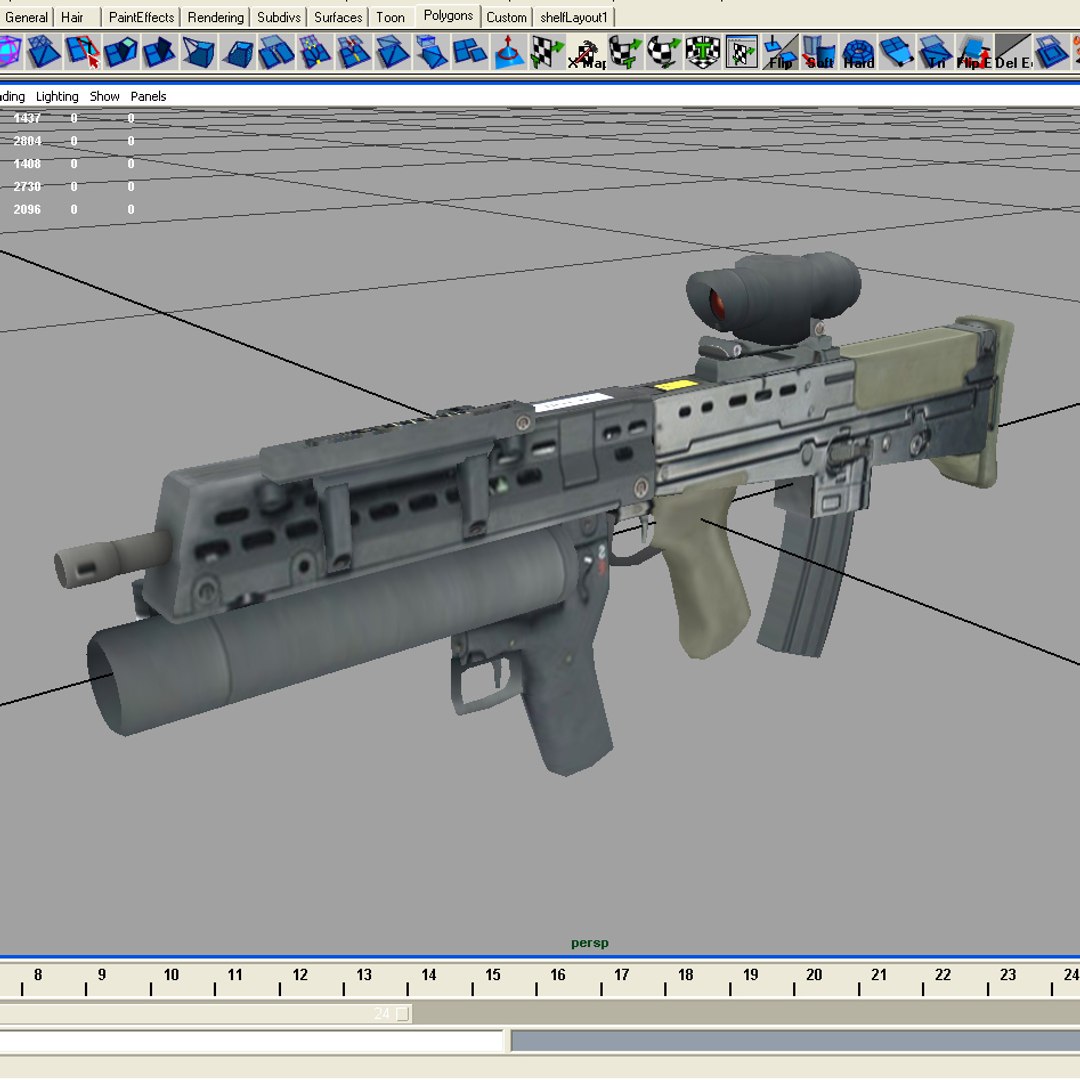 Sa80a2 Sa80 Rifle Gun 3d Model