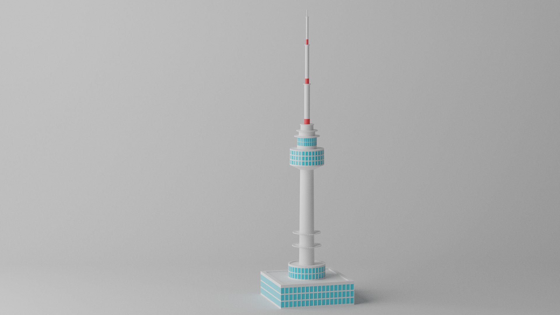 3D Cartoon N Seoul Tower Landmark - TurboSquid 1714194