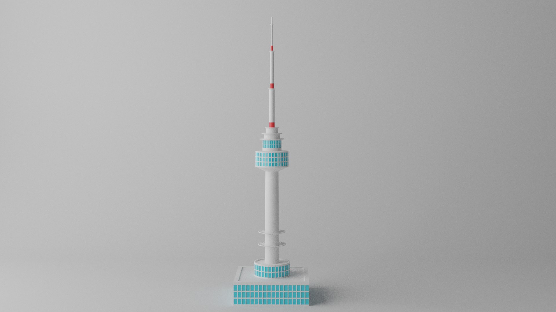 3D Cartoon N Seoul Tower Landmark - TurboSquid 1714194