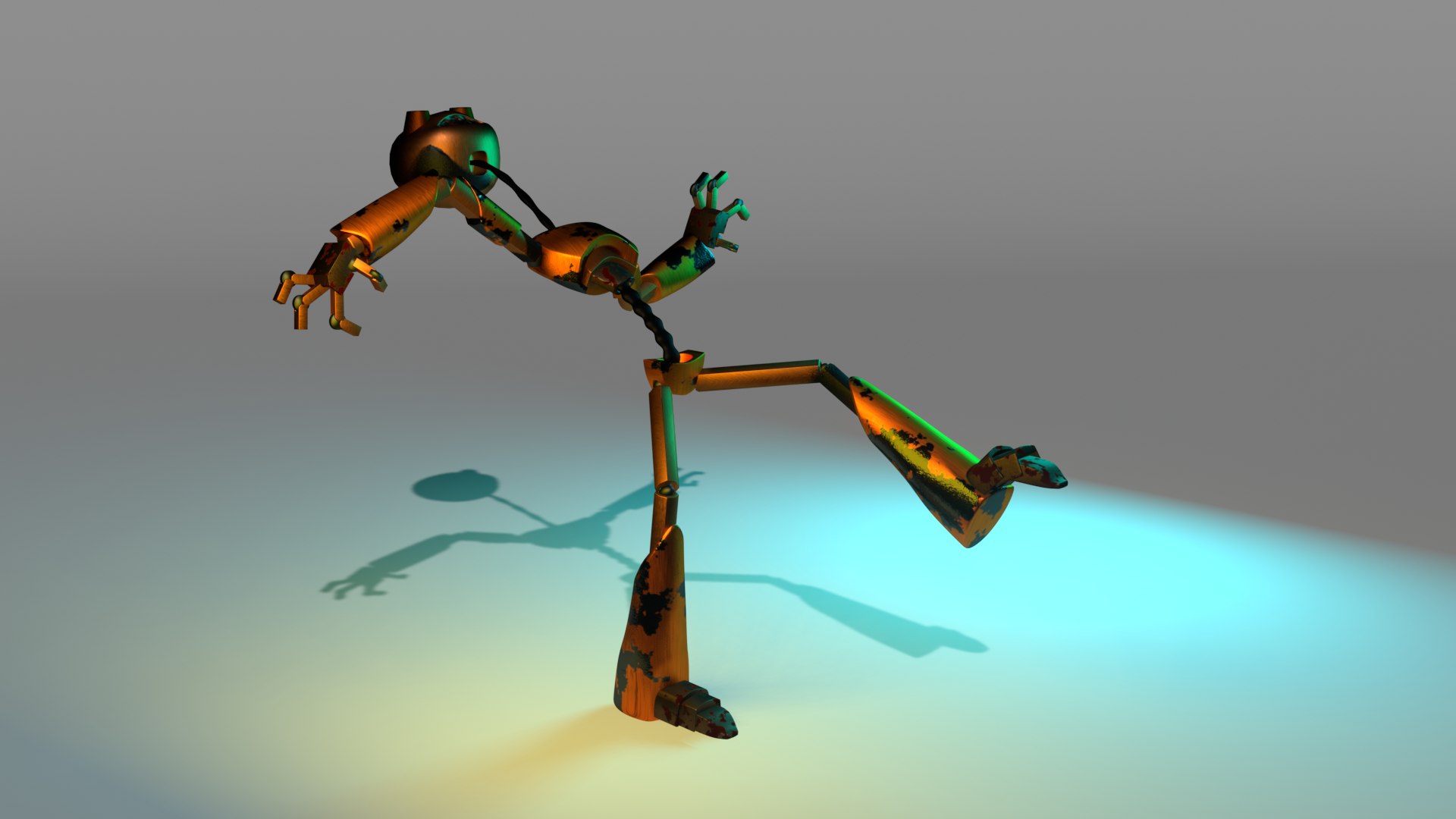 Free Stylized Rigged Robot Character 3D - TurboSquid 1991767