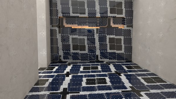 tile floor texture 3d