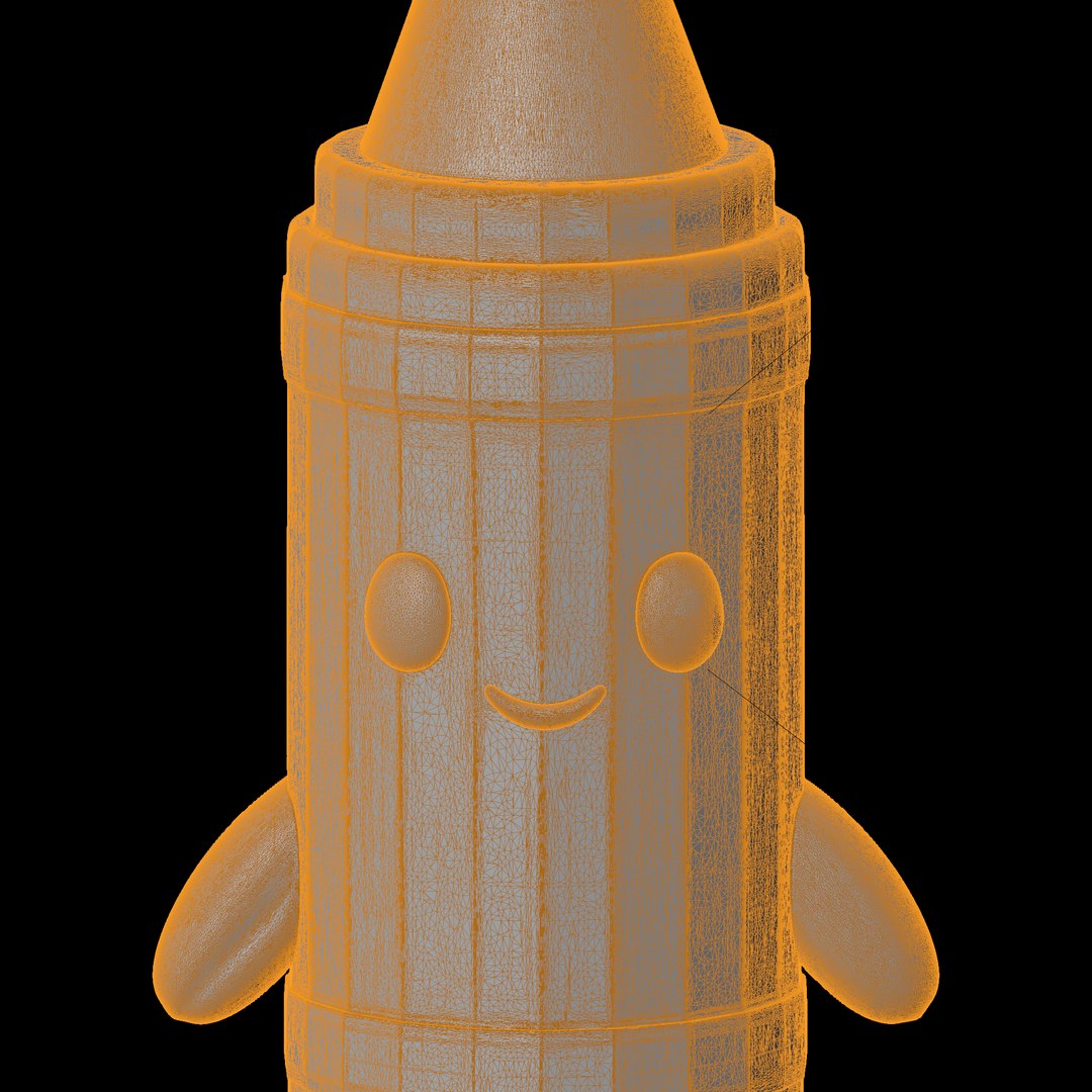 Crayon Buddy 3D Model - TurboSquid 2551121