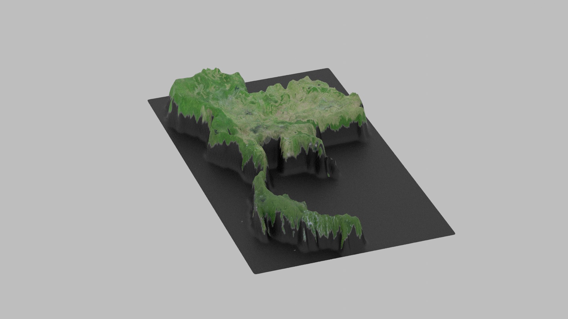 3D Model Thailand Map Country - TurboSquid 2076382