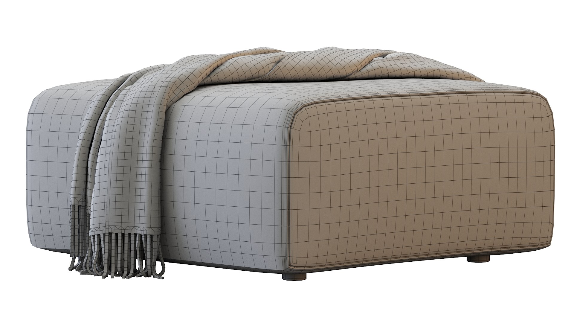 Pouf model - TurboSquid 1997989