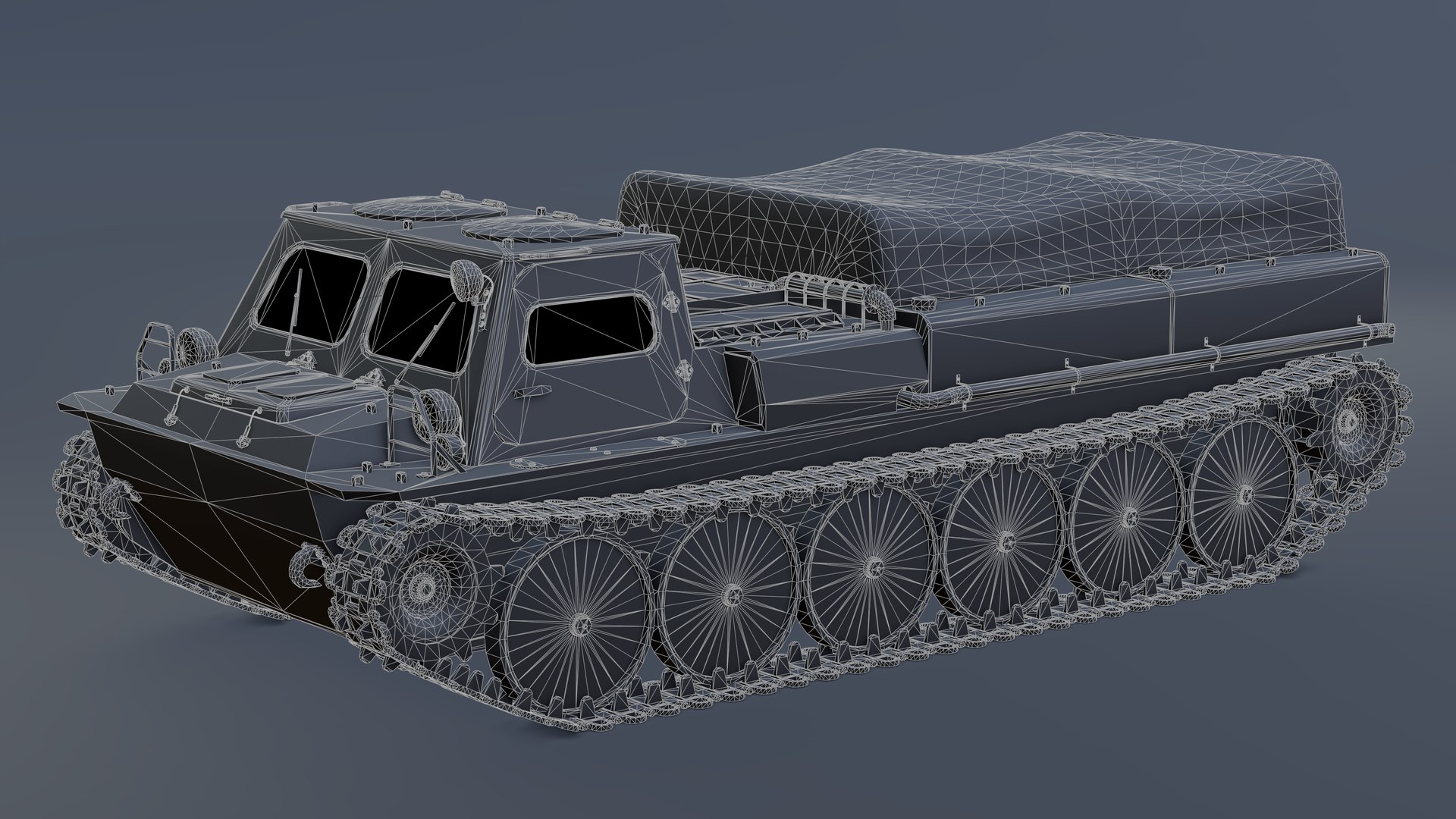 3D Soviet Crawler Transporter GTSM - TurboSquid 2214529