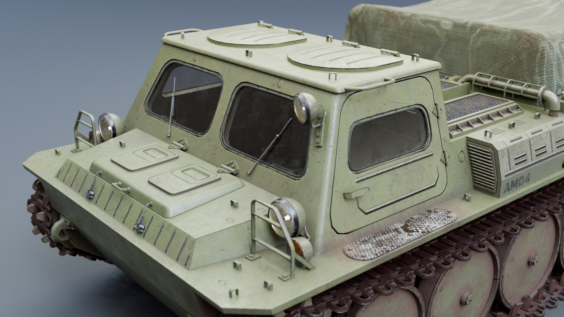 3D Soviet Crawler Transporter GTSM - TurboSquid 2214529