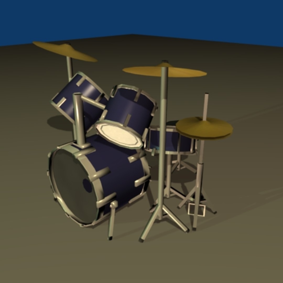 Drumkit Ready 3d 3ds