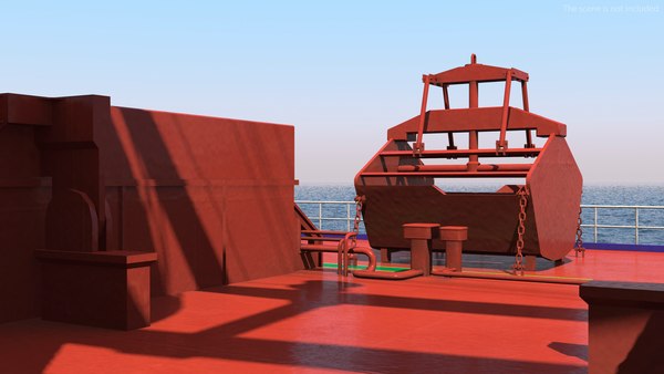 3D model Marine Cargo Ship - TurboSquid 1981281