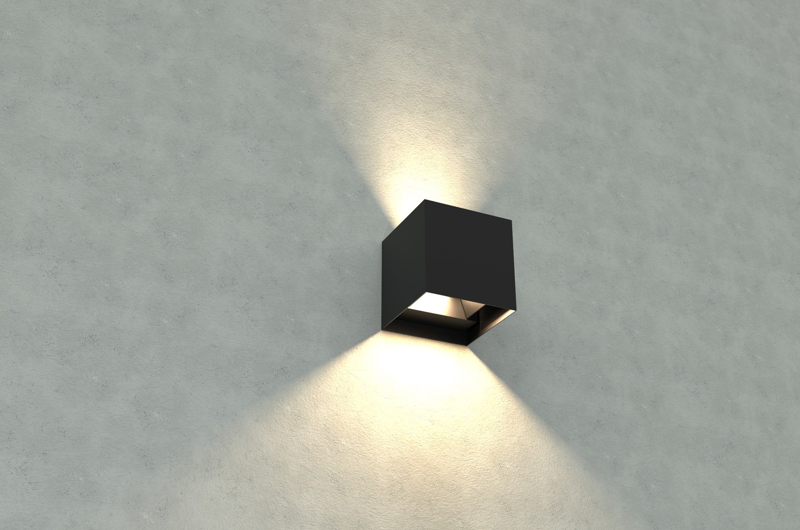 3D Wall Lamp Fixture Light Beams Model - TurboSquid 1690658