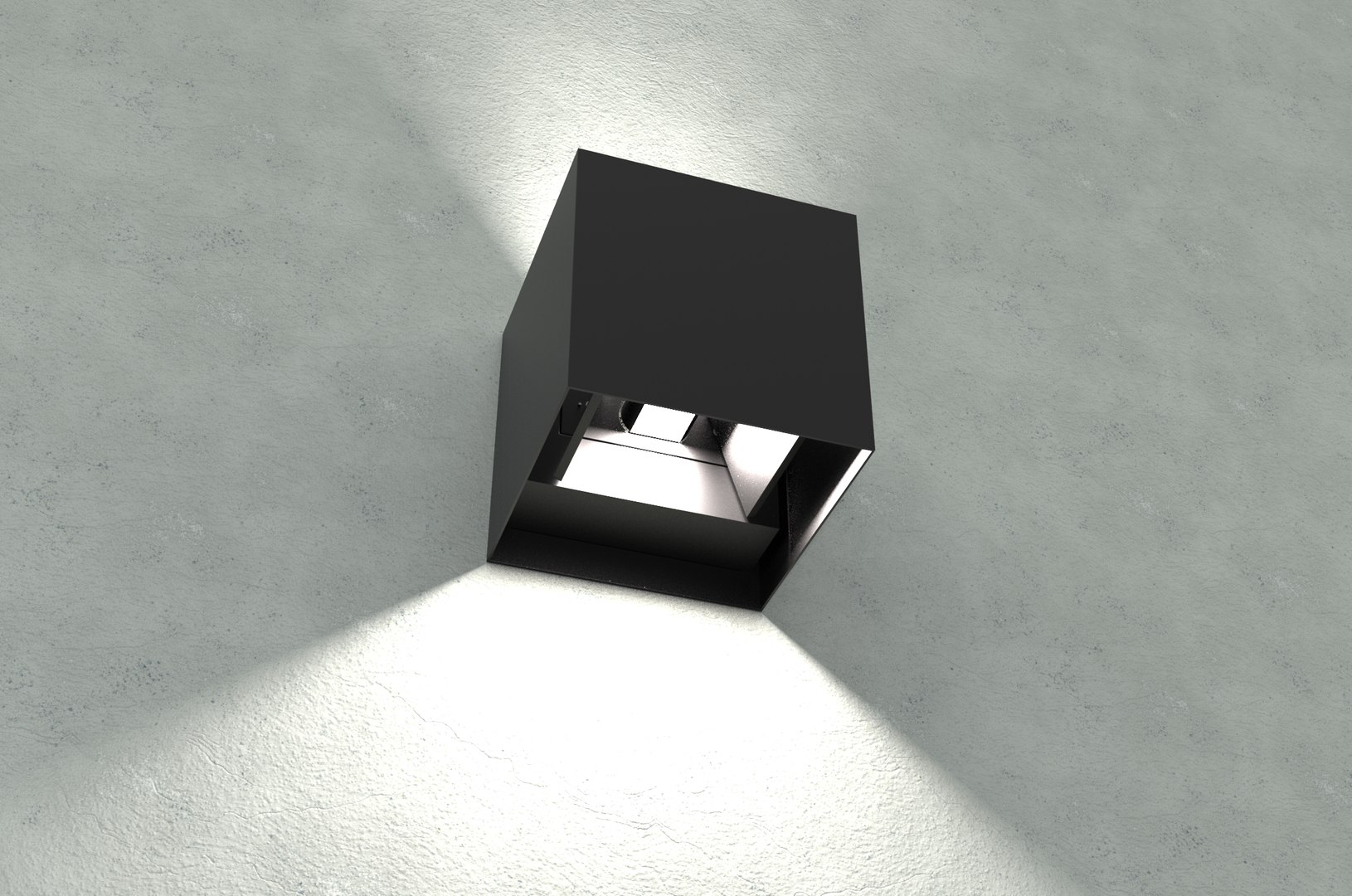 3D Wall Lamp Fixture Light Beams Model - TurboSquid 1690658