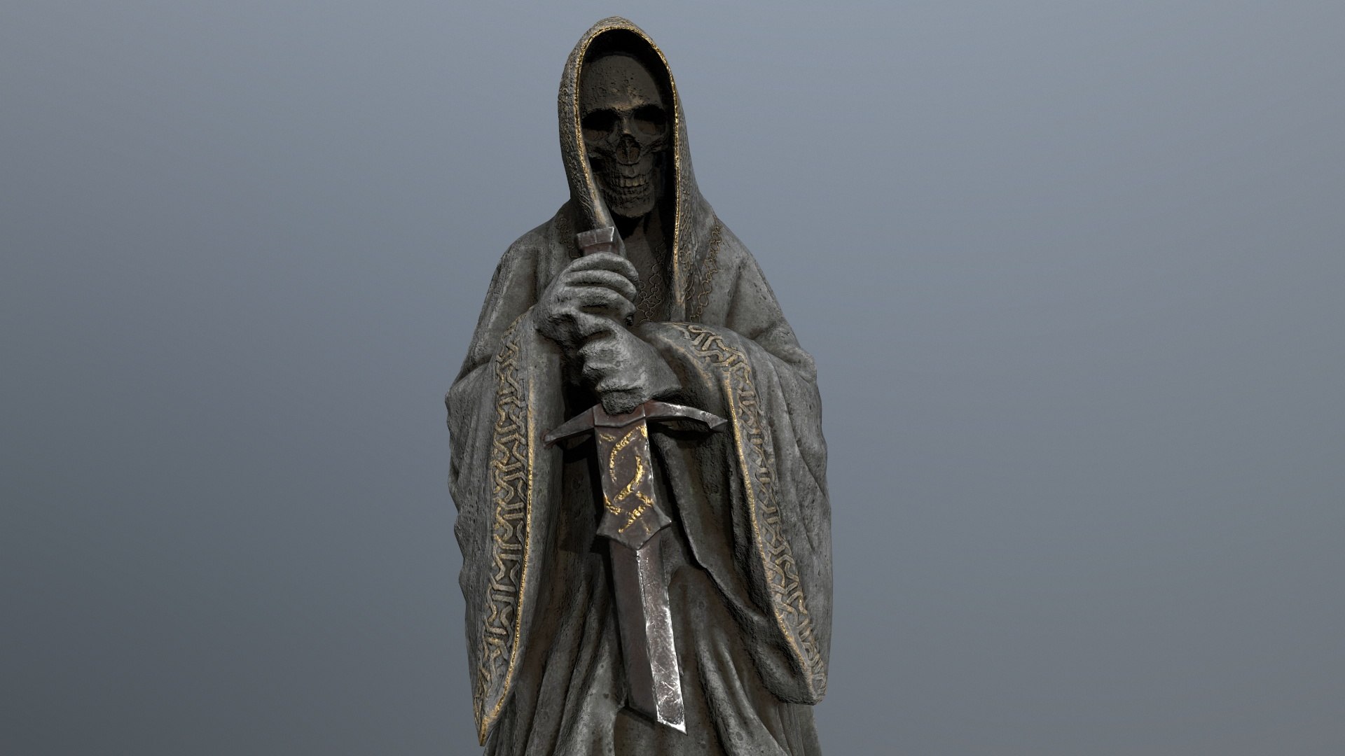 3D Model Dark Statue - TurboSquid 2355522
