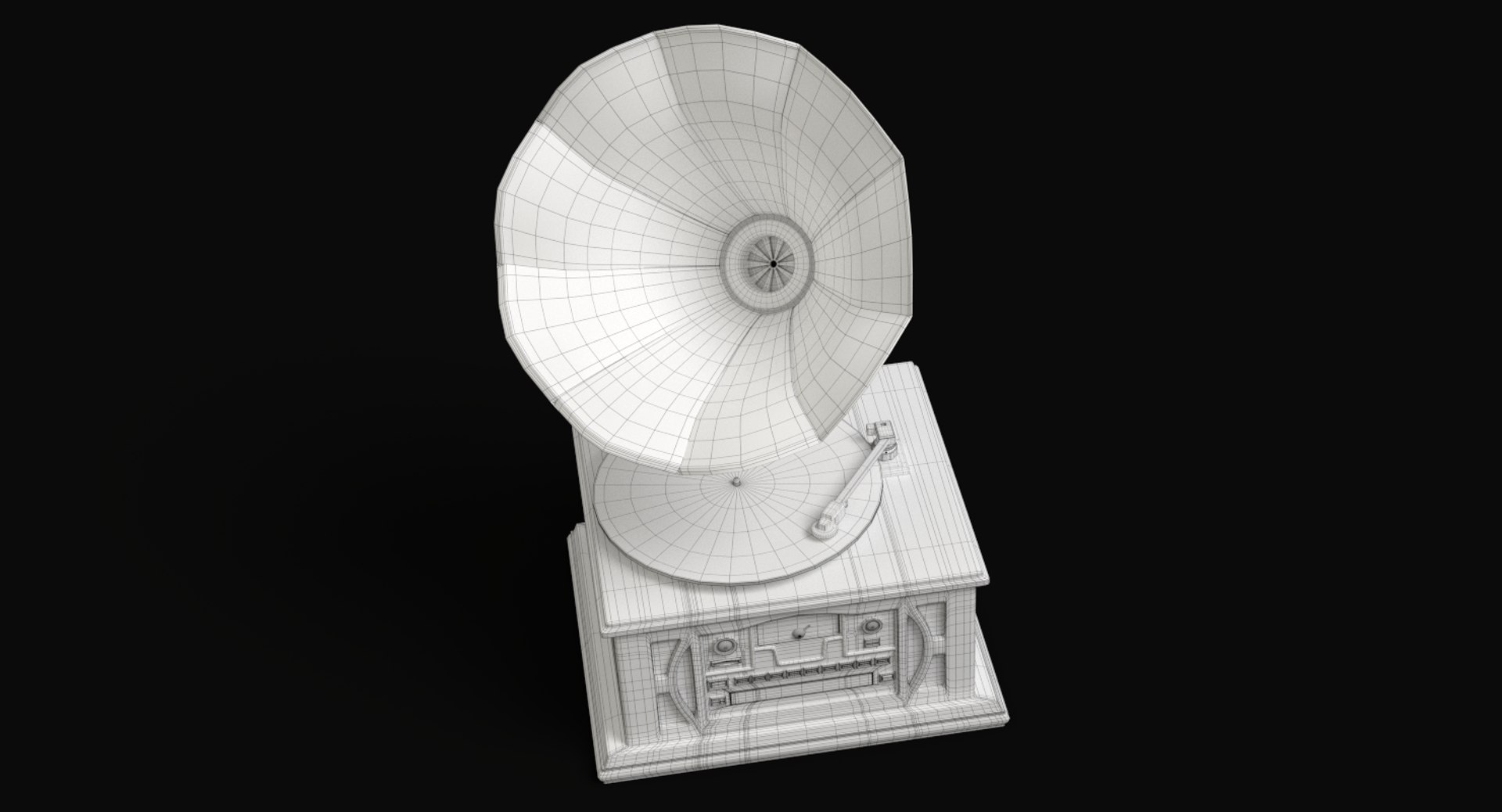 Antique Record Player 3ds