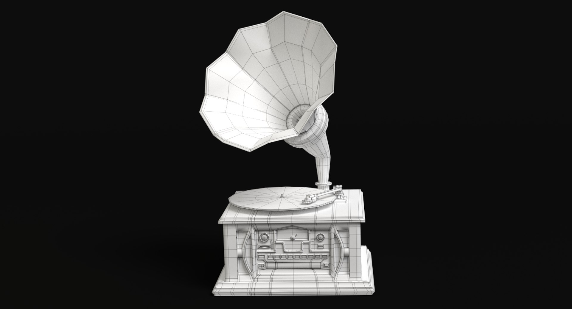 Antique Record Player 3ds