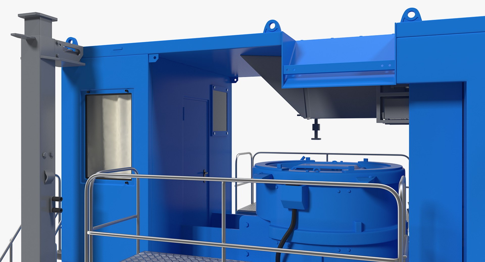 Mobile mixing plant generic 3D model - TurboSquid 1407053