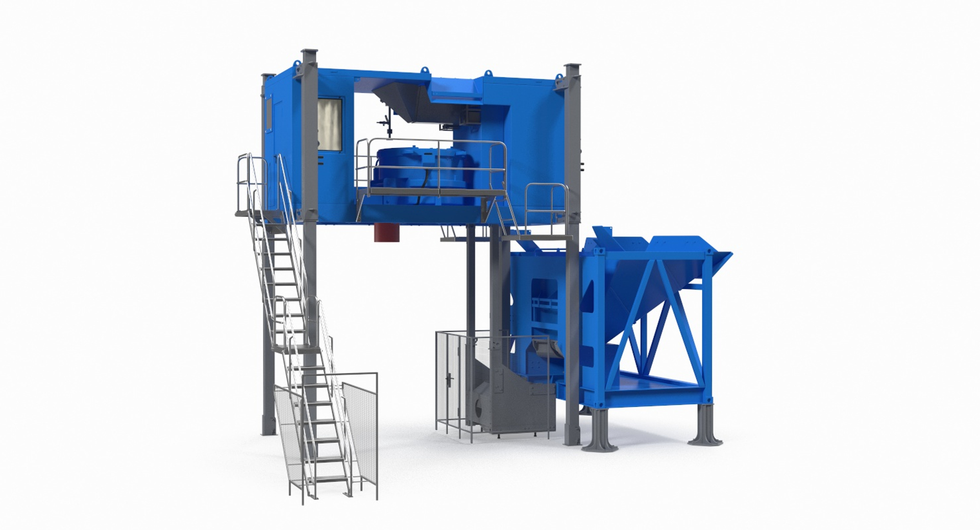 Mobile Mixing Plant Generic 3D Model - TurboSquid 1407053