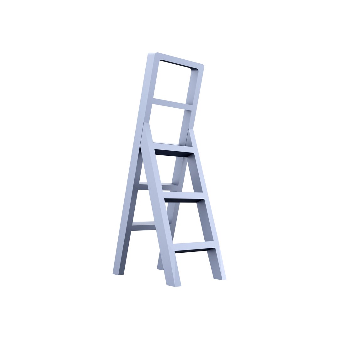3D Folding Ladder Icon 3D Model - TurboSquid 2045316