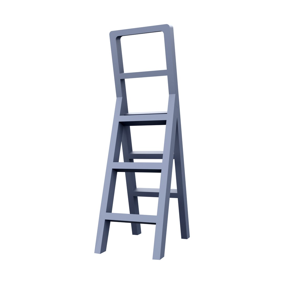 3D Folding Ladder Icon 3D Model - TurboSquid 2045316