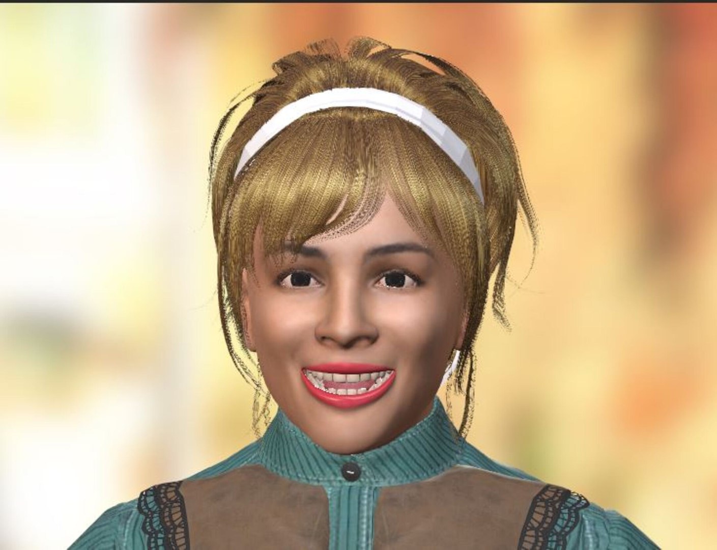 3D English Woman With Cloths - TurboSquid 1959067