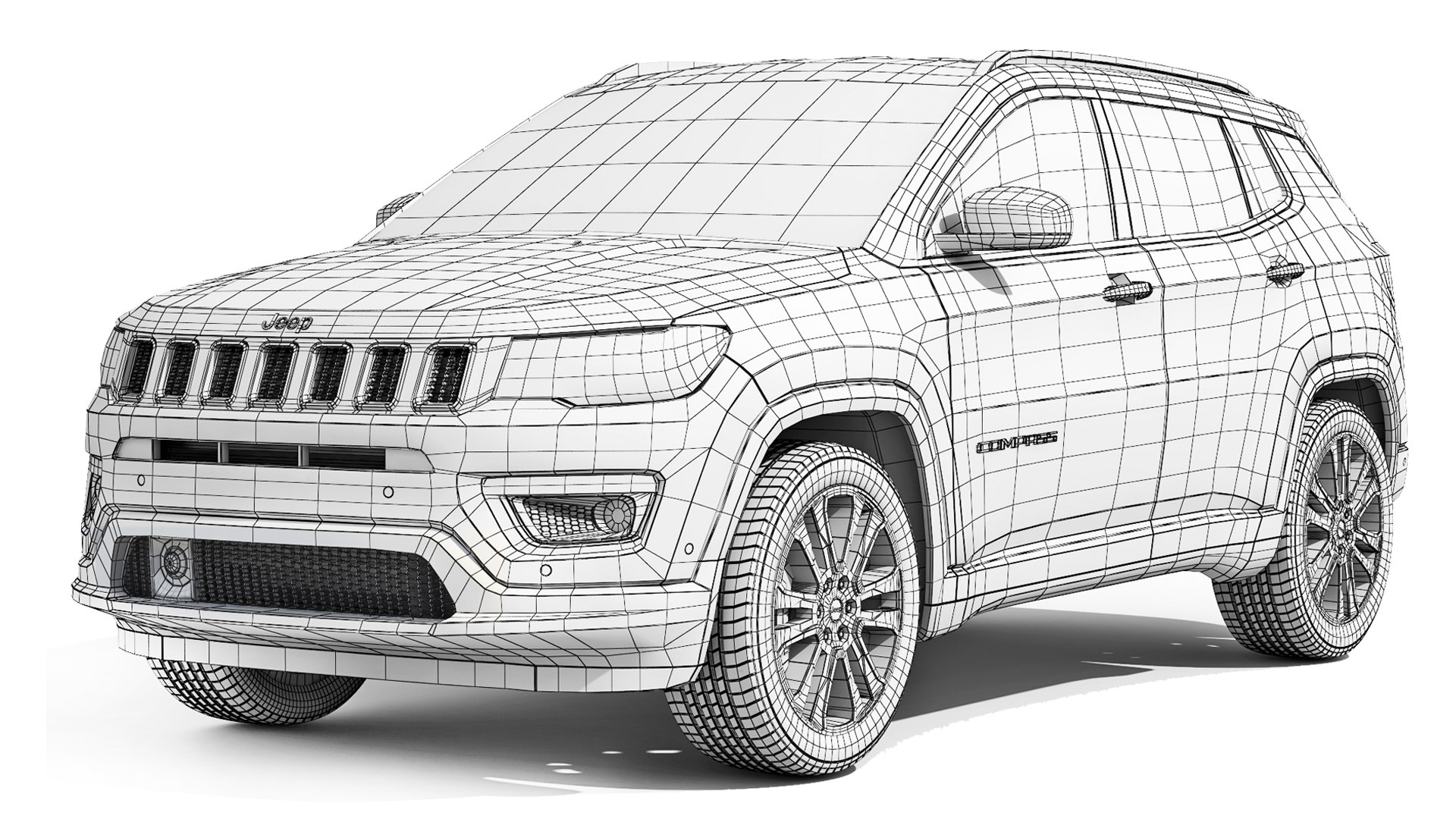 Jeep Compass 2020 3D Model - TurboSquid 2168692