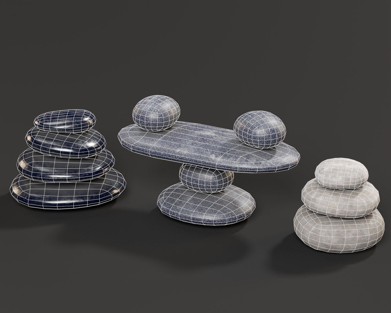 Zen Stones 3D Model - TurboSquid 2355723