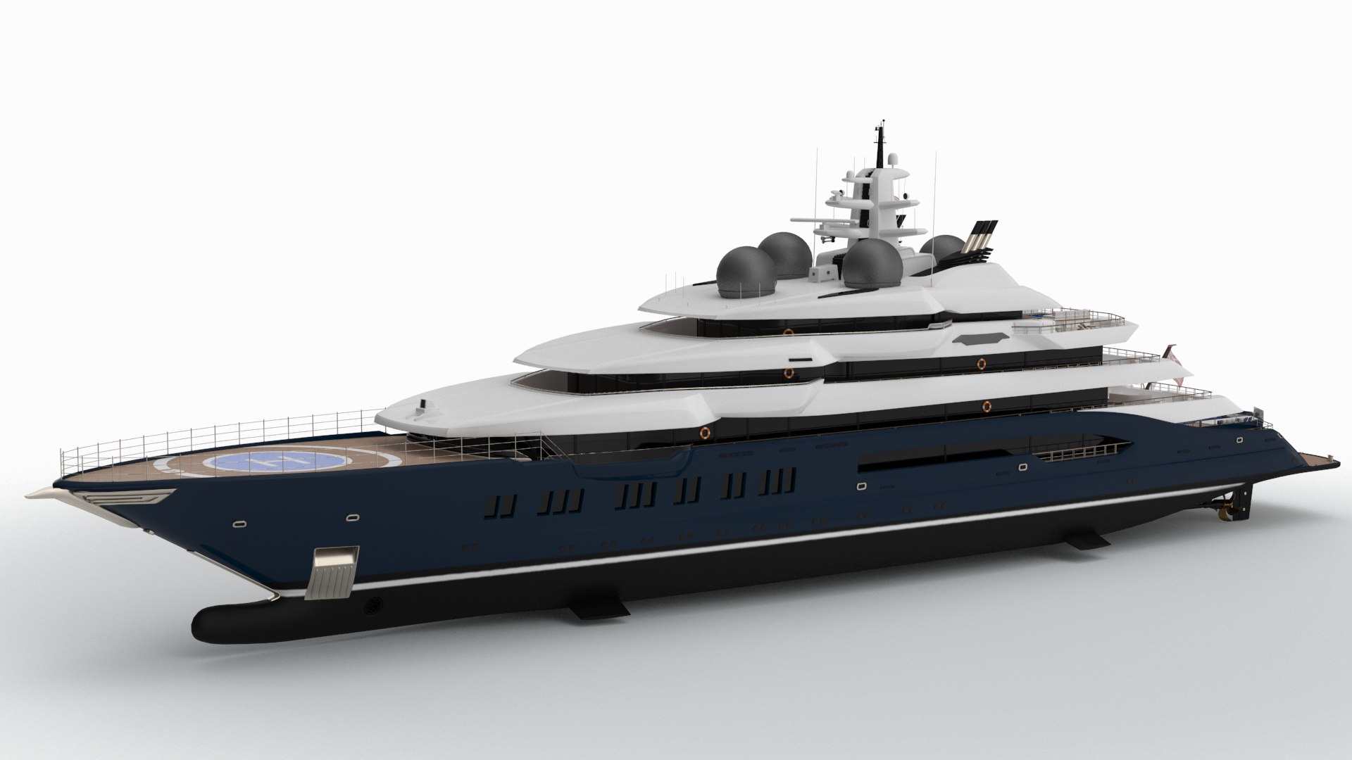 Victoria Super Yacht Model - TurboSquid 2221661