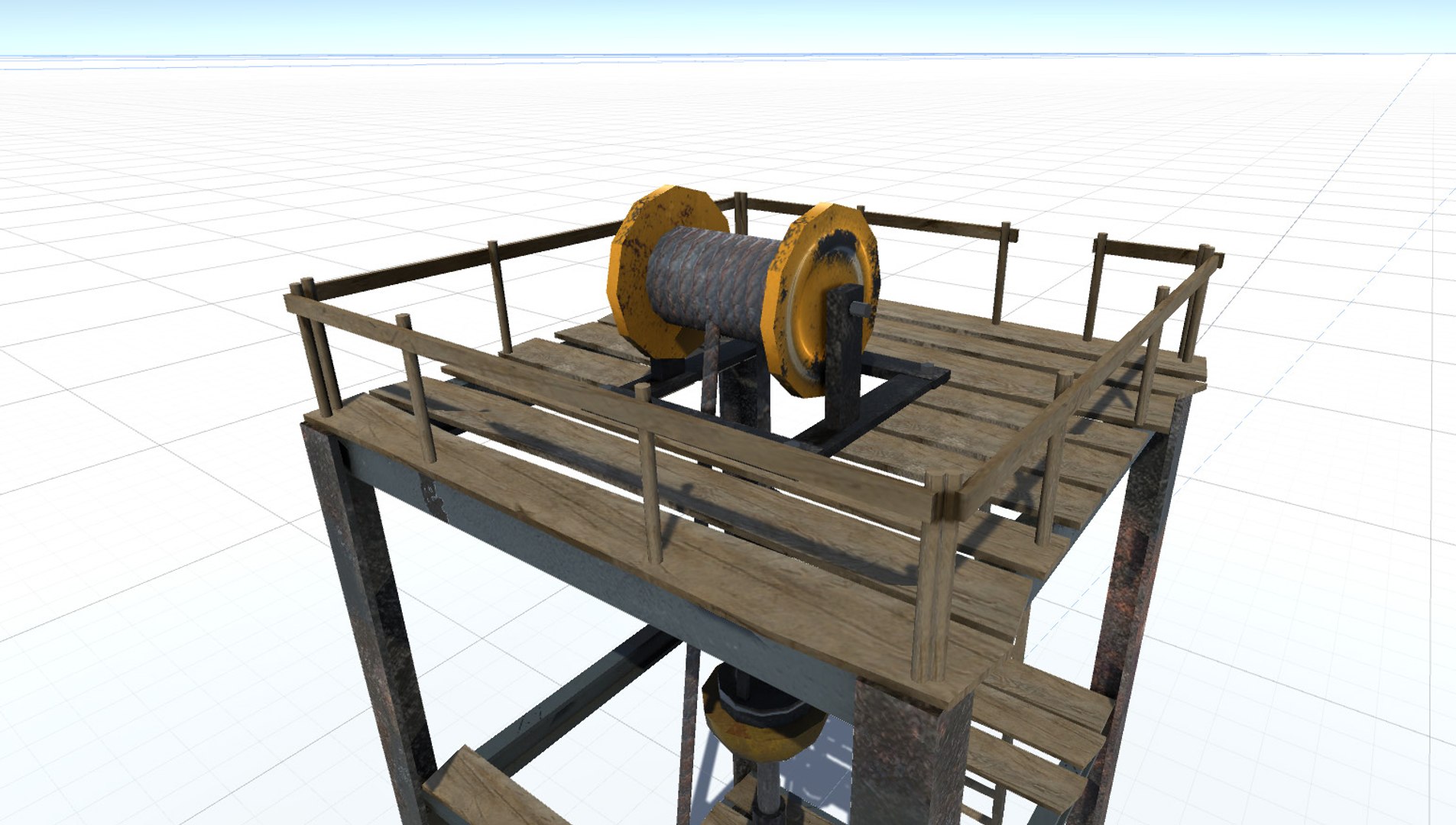 3d Ready Oil Rig Tower