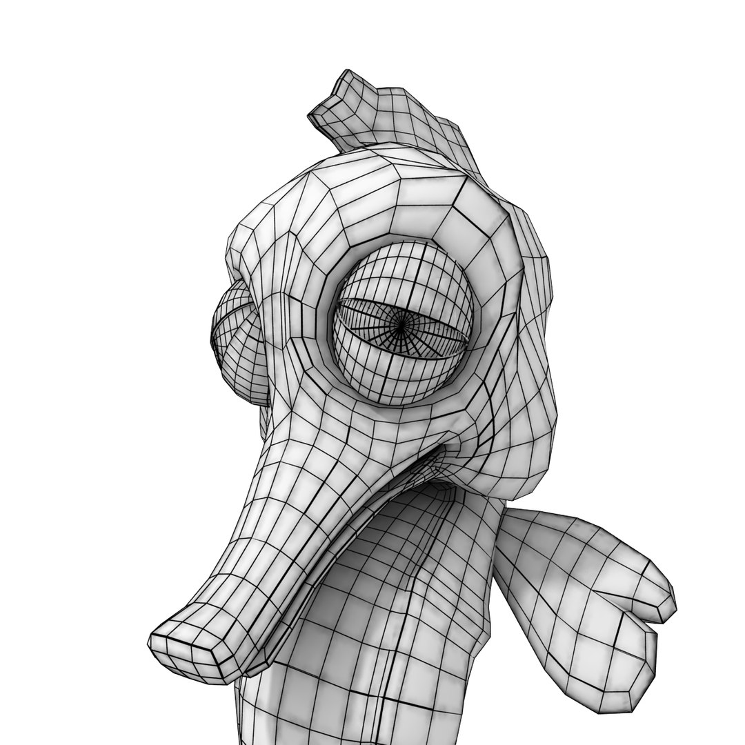 Swimming Seahorse Animation 3d Model