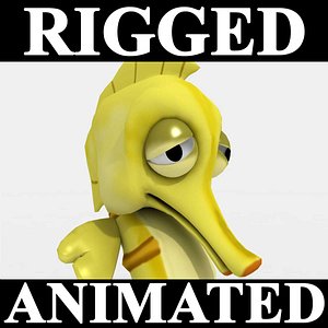 Animated Seahorse 3D Models For Download | TurboSquid
