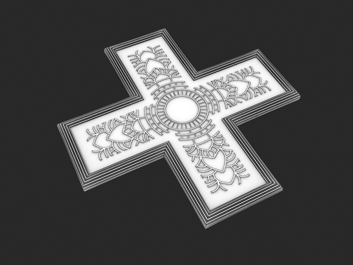 3D cross - TurboSquid 1455856