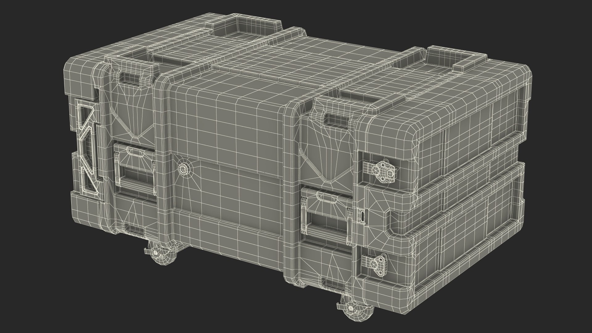 3D Military Surplus Storage Container with Wheels - TurboSquid 2062330