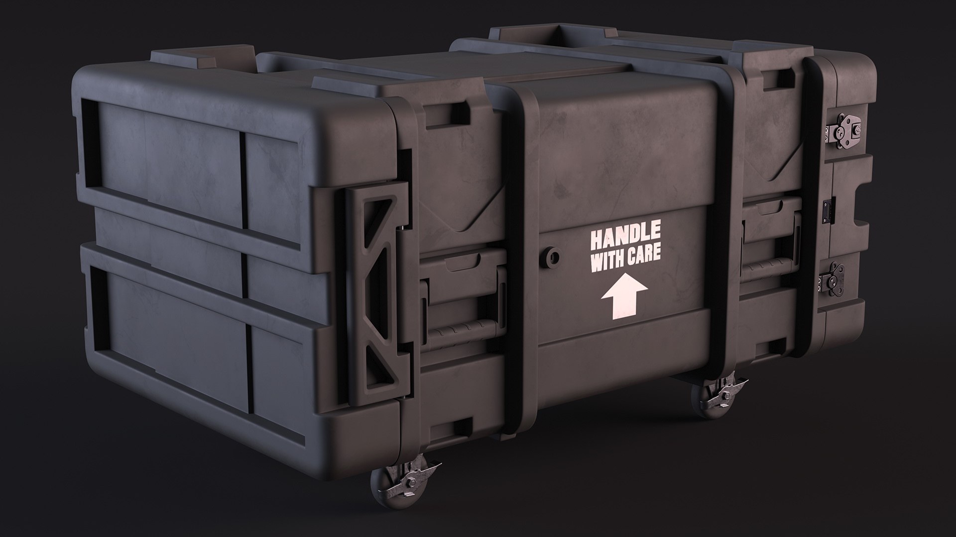 3D Military Surplus Storage Container With Wheels - TurboSquid 2062330