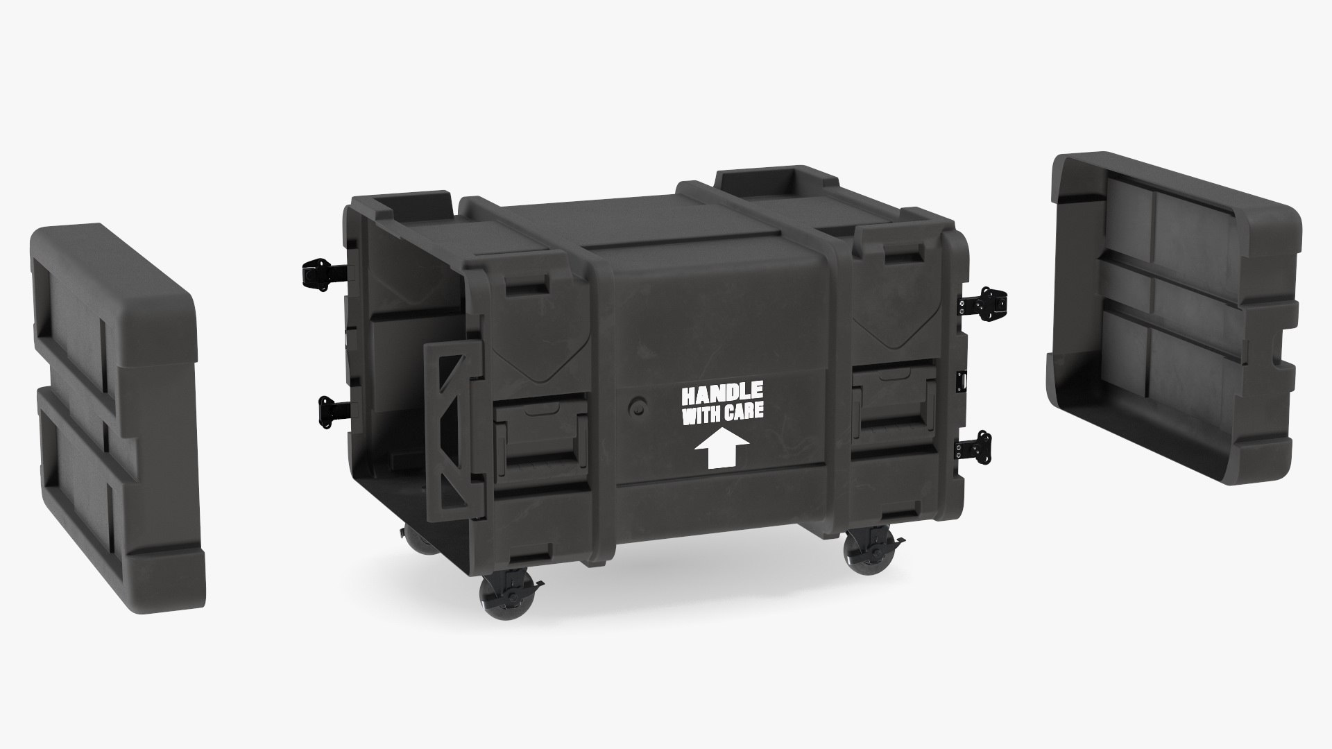 3D Military Surplus Storage Container With Wheels - TurboSquid 2062330