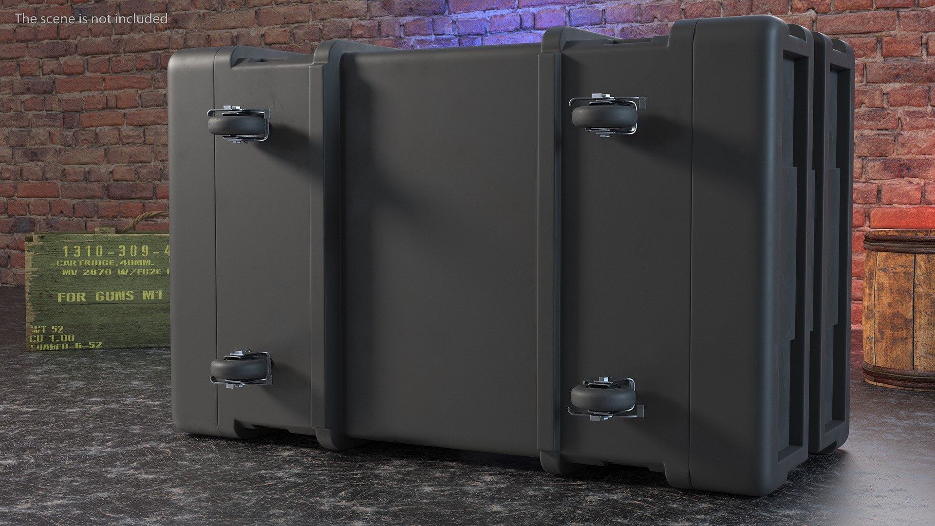 3D Military Surplus Storage Container With Wheels - TurboSquid 2062330