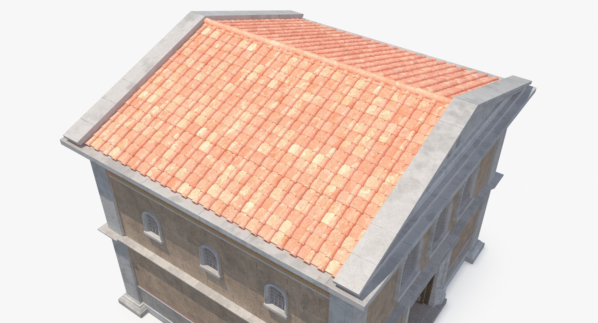 Roman Imperial Cult Building 01 3D Model - TurboSquid 2279979