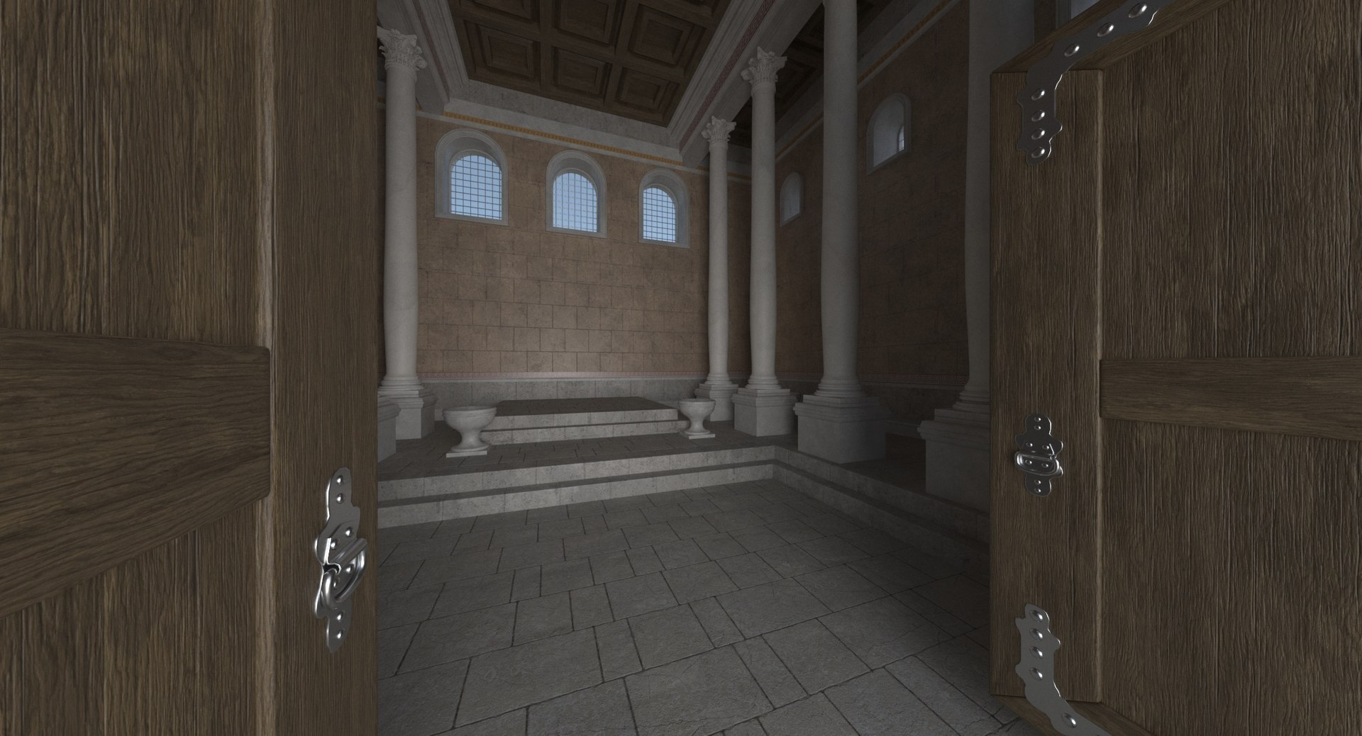 Roman Imperial Cult Building 01 3D Model - TurboSquid 2279979