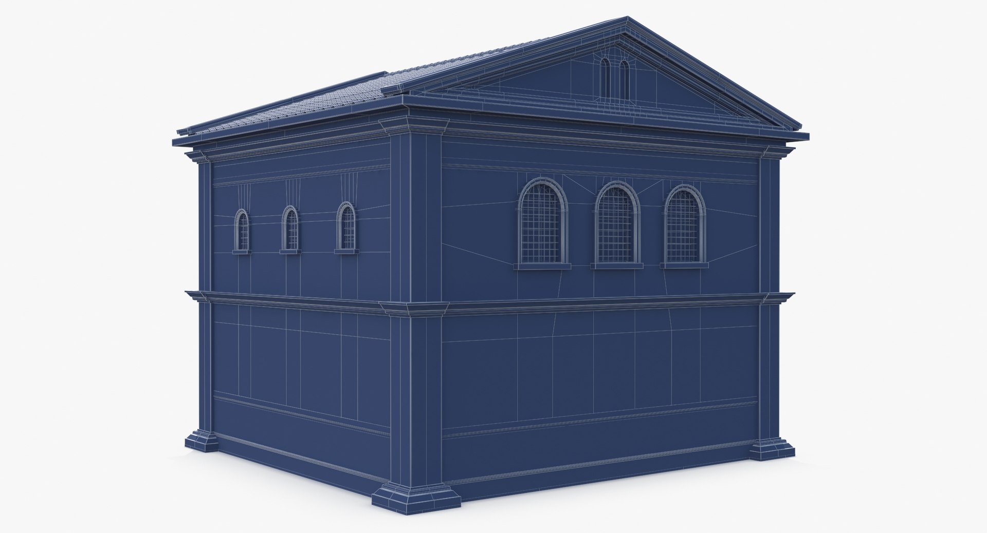 Roman Imperial Cult Building 01 3D Model - TurboSquid 2279979