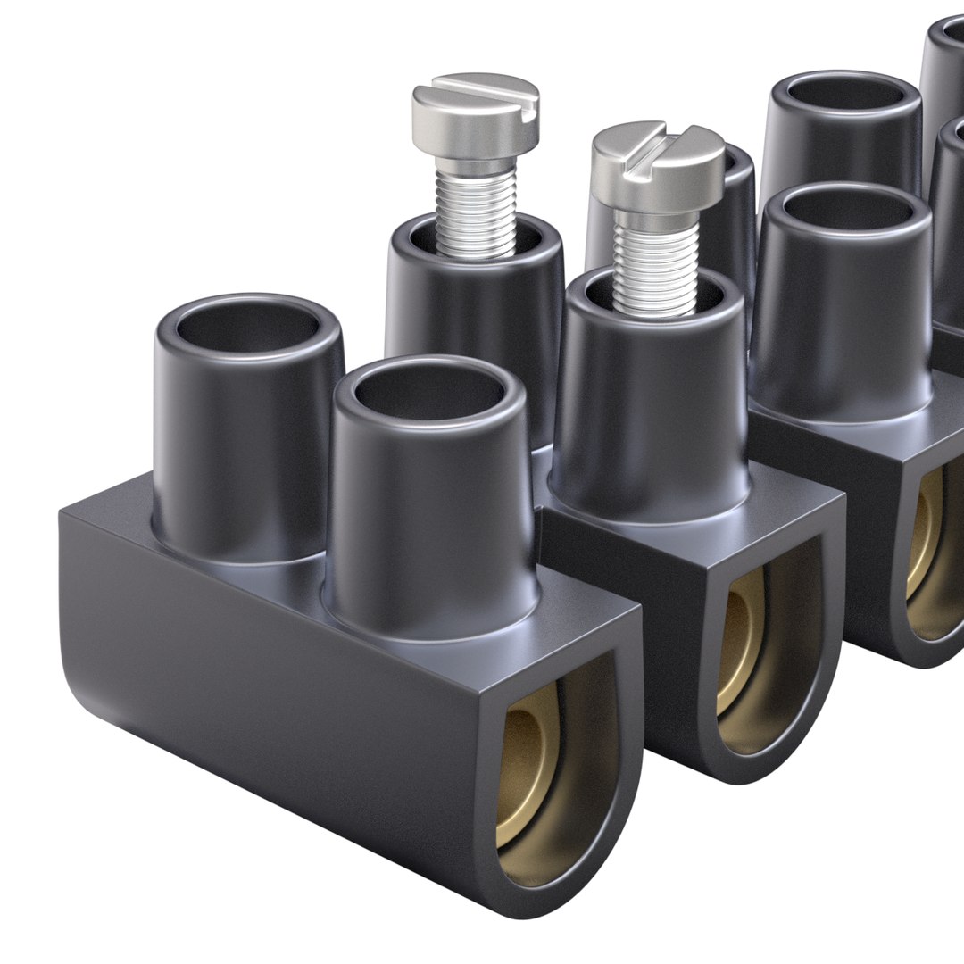 Block Clamp Terminal Model - TurboSquid 1160251