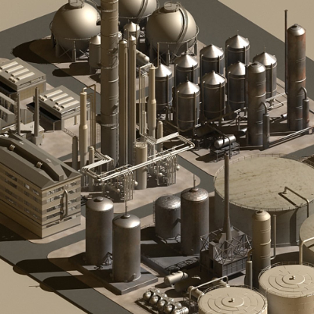 3d Oil Refinery