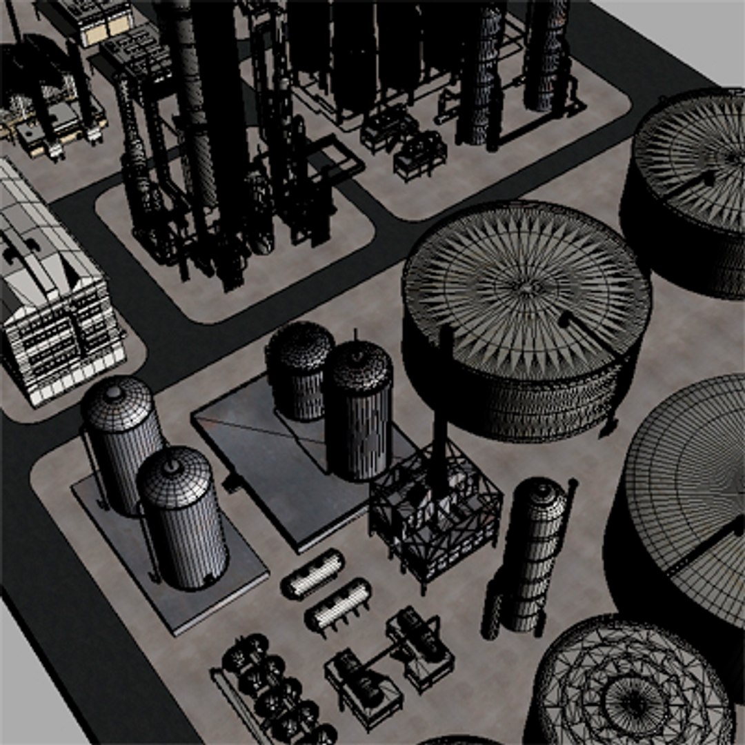 3d Oil Refinery