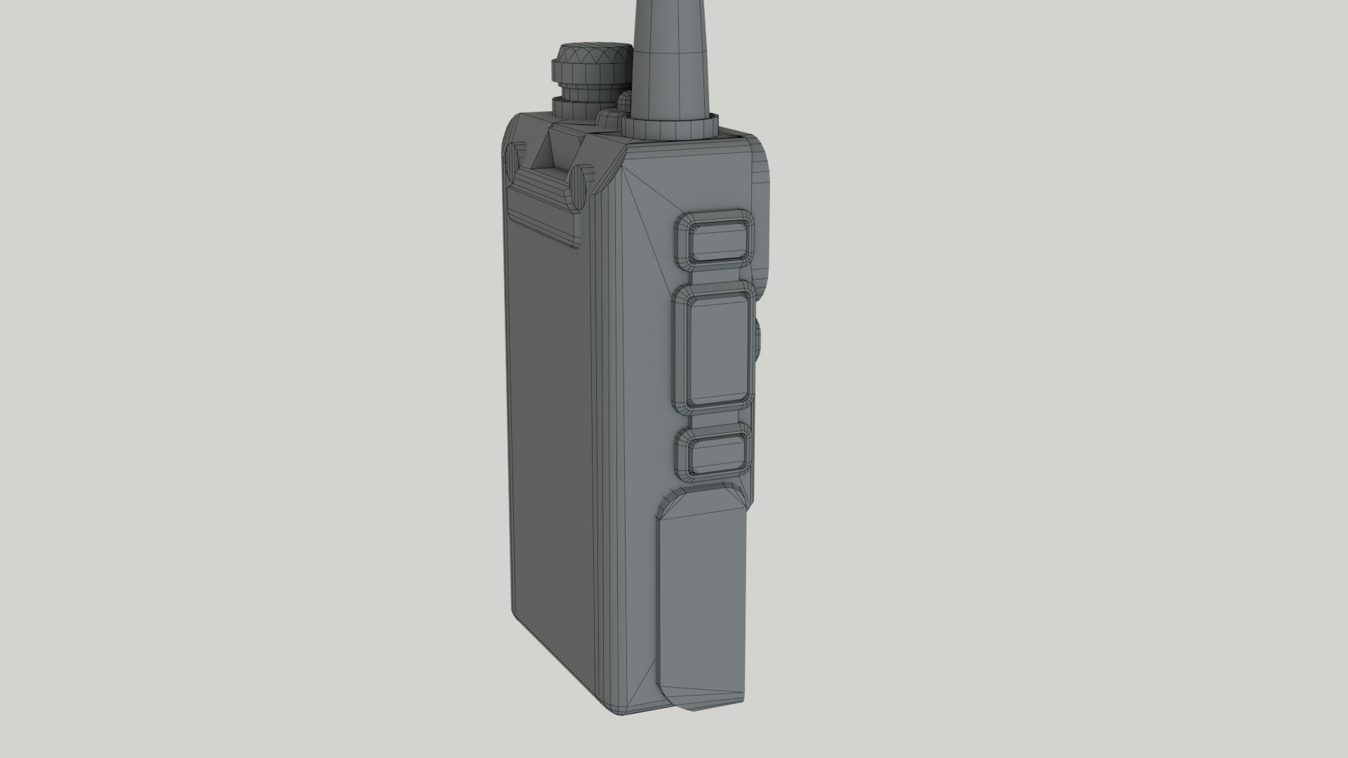 Walkie Talkie 3D model - TurboSquid 1766497