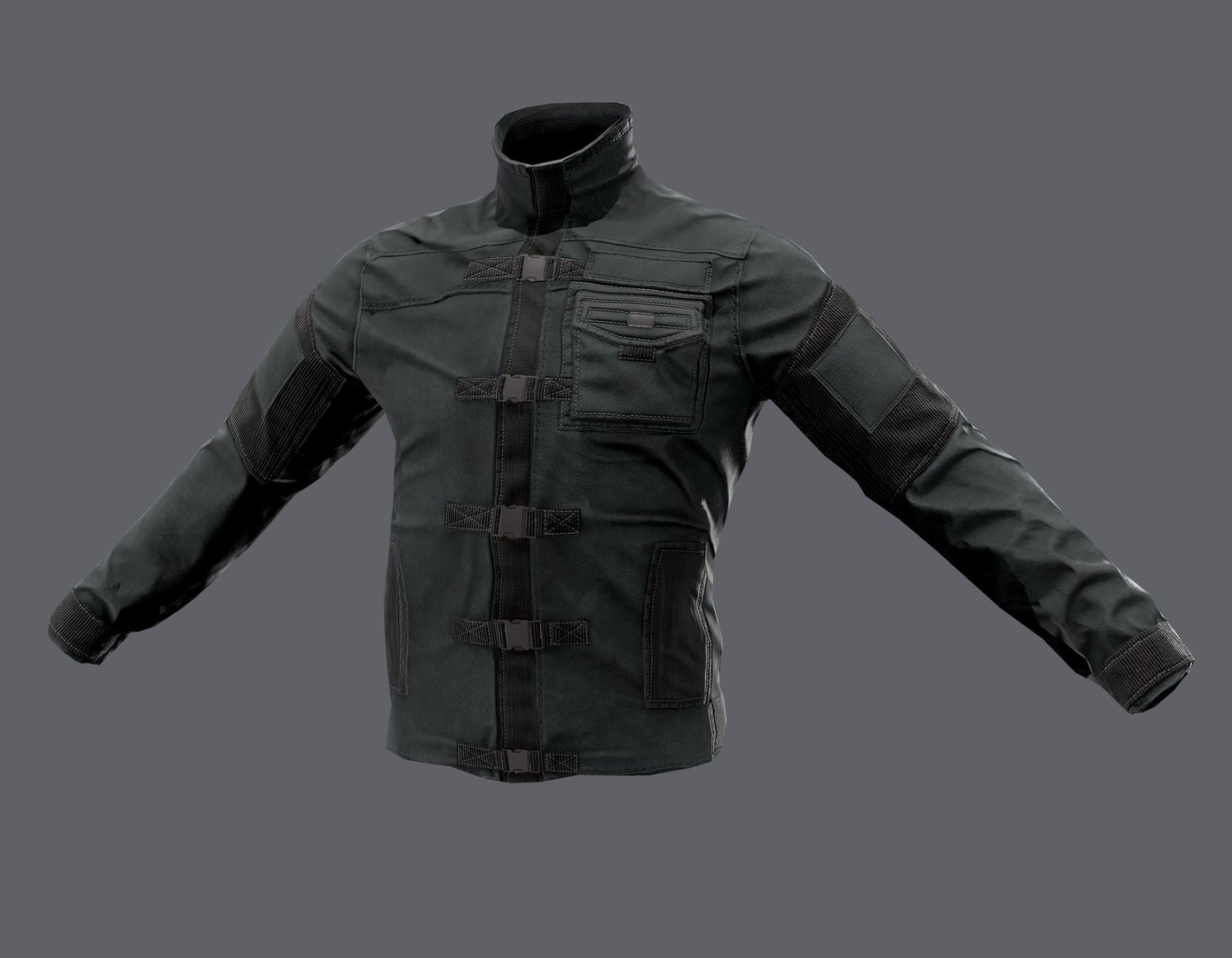 Tactical Jacket 3D Model - TurboSquid 1598964