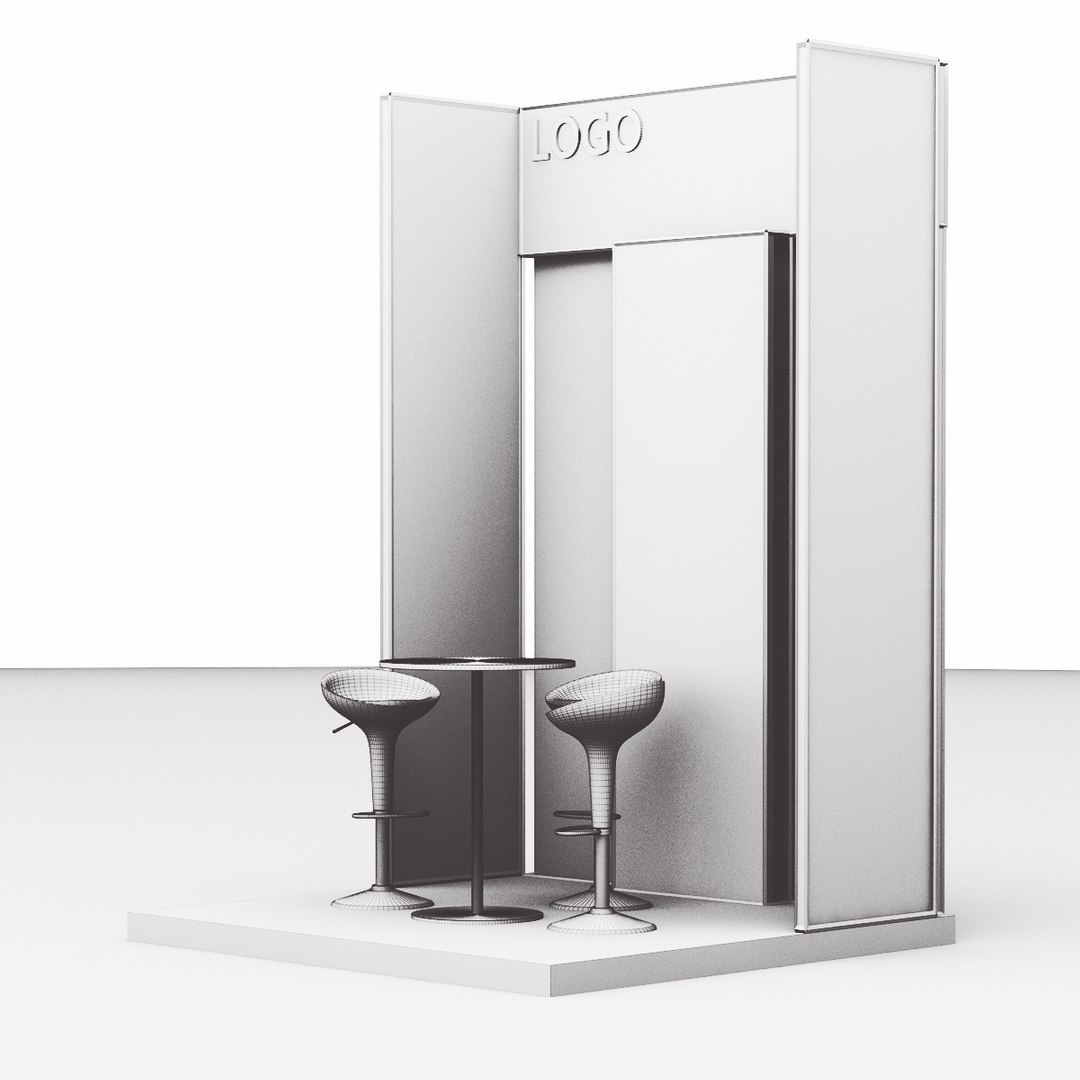 Exhibition Booth Chairs 3D - TurboSquid 1590304