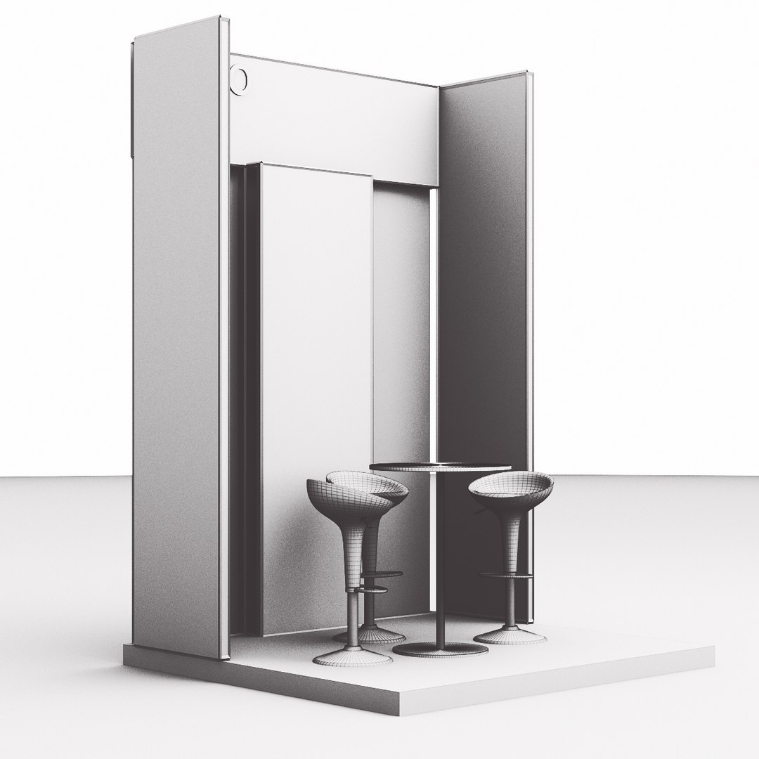 Exhibition Booth Chairs 3D - TurboSquid 1590304