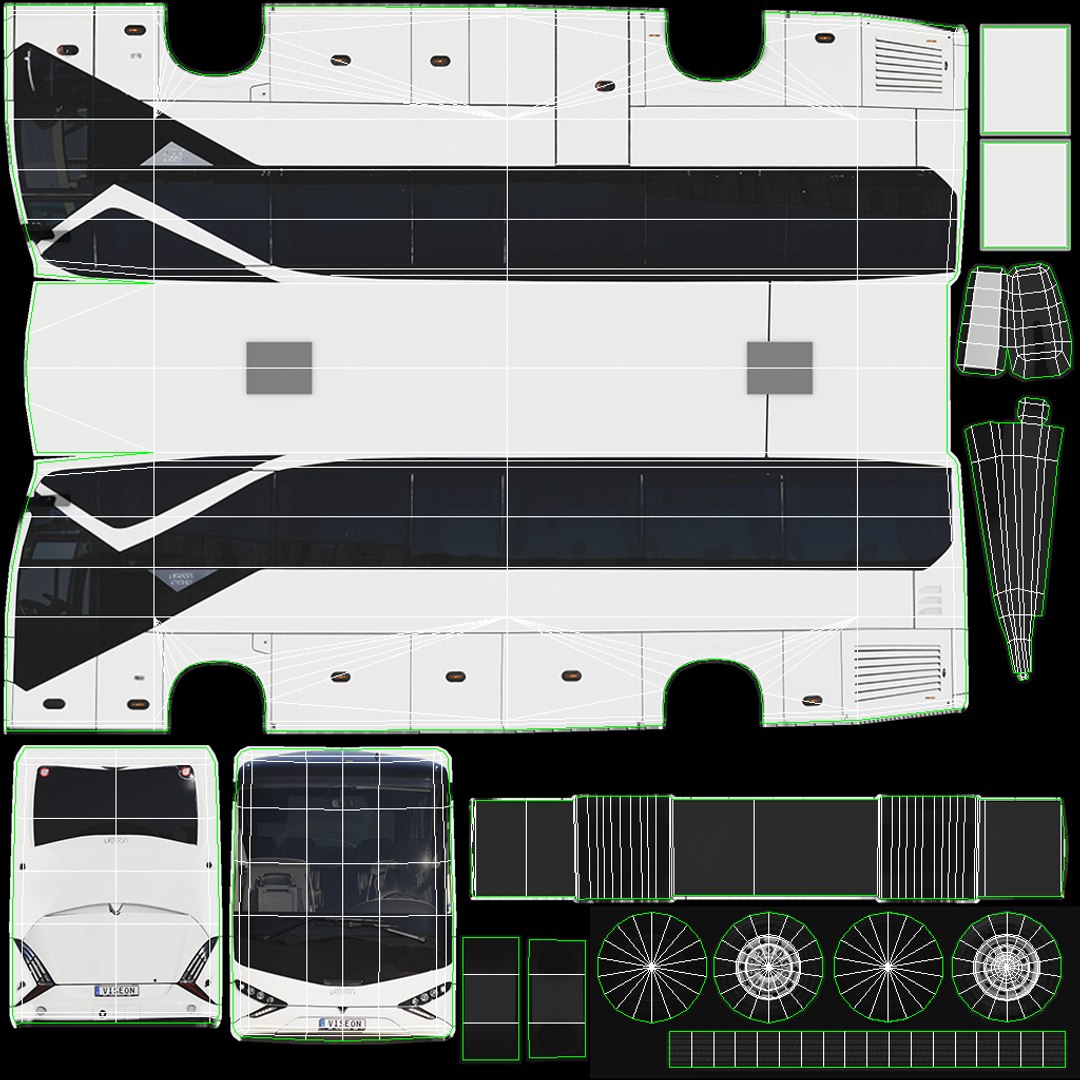 Viseon C 13 Bus Games 3d Model