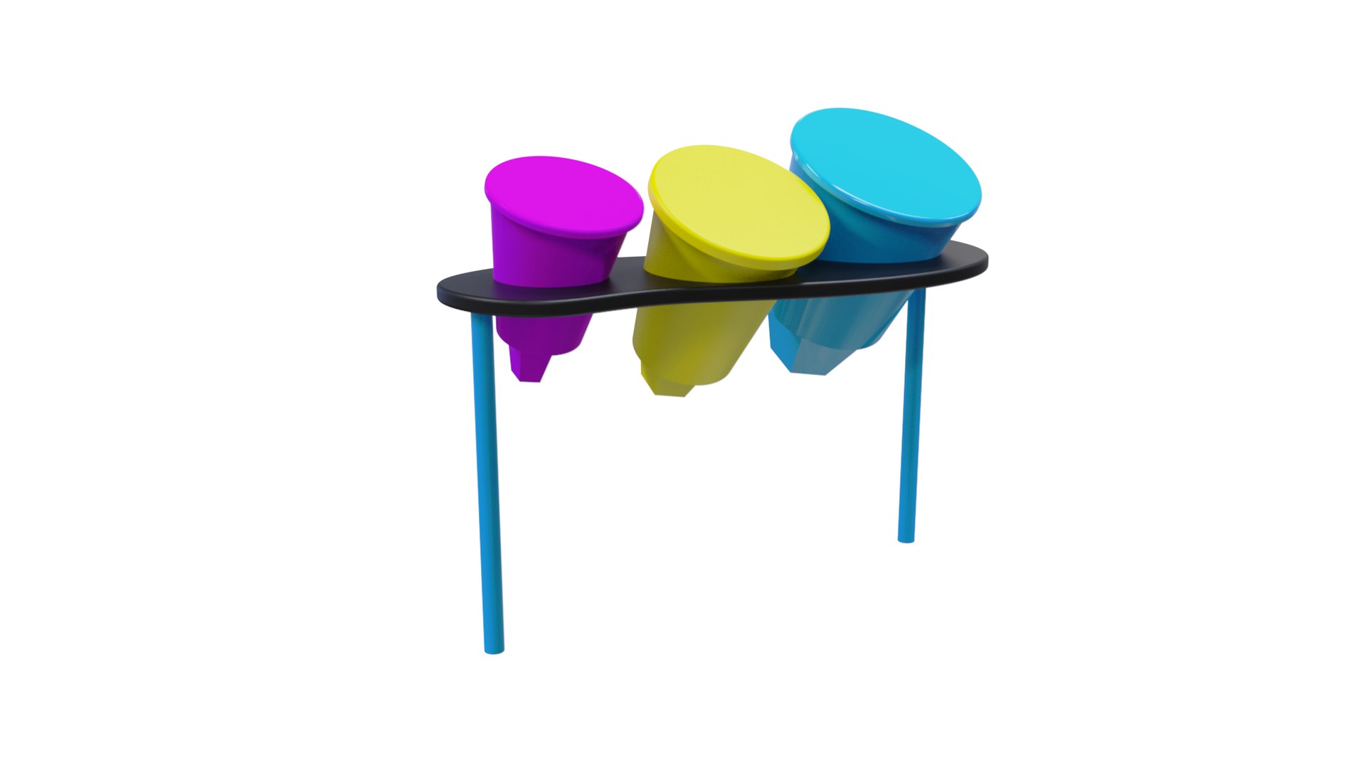 TIMBALES MUSICALES 3D Model - TurboSquid 2237655