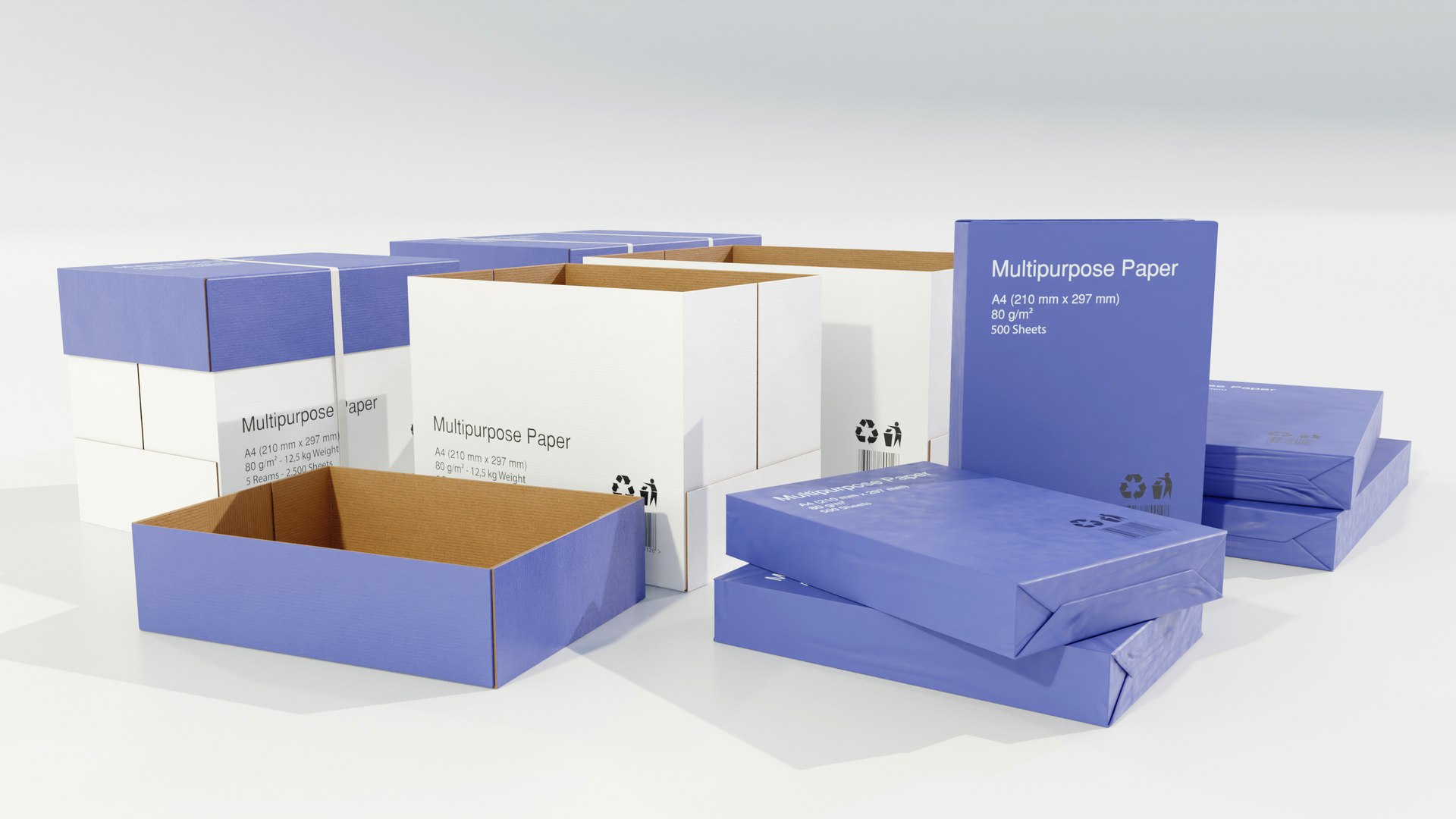 Paper Boxes 3D - TurboSquid 2260963