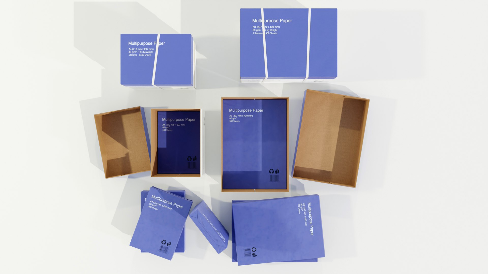 Paper Boxes 3D - TurboSquid 2260963