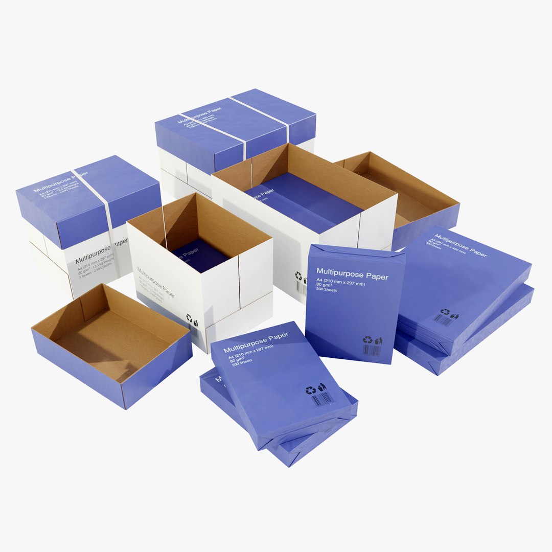 Paper Boxes 3D - TurboSquid 2260963