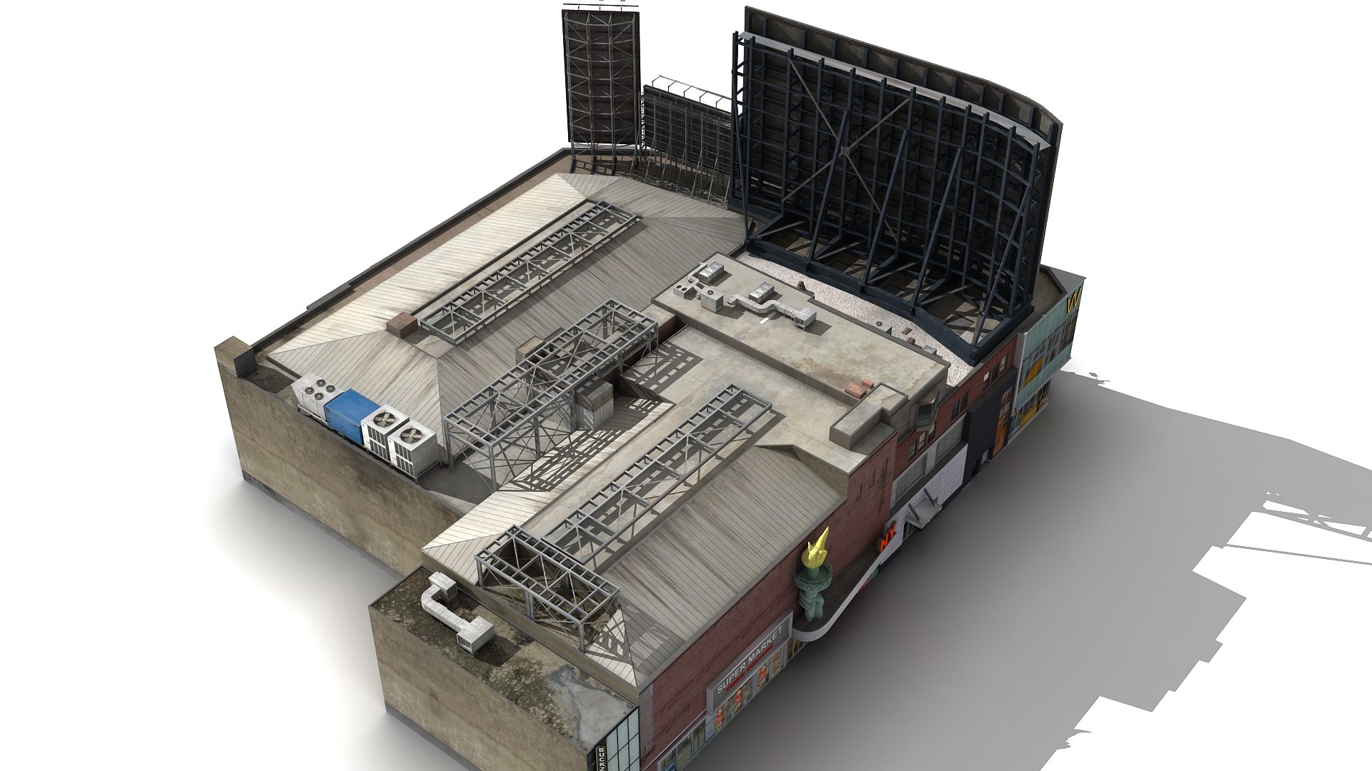 1530 Bow Tie Building 3D Model - TurboSquid 2148741