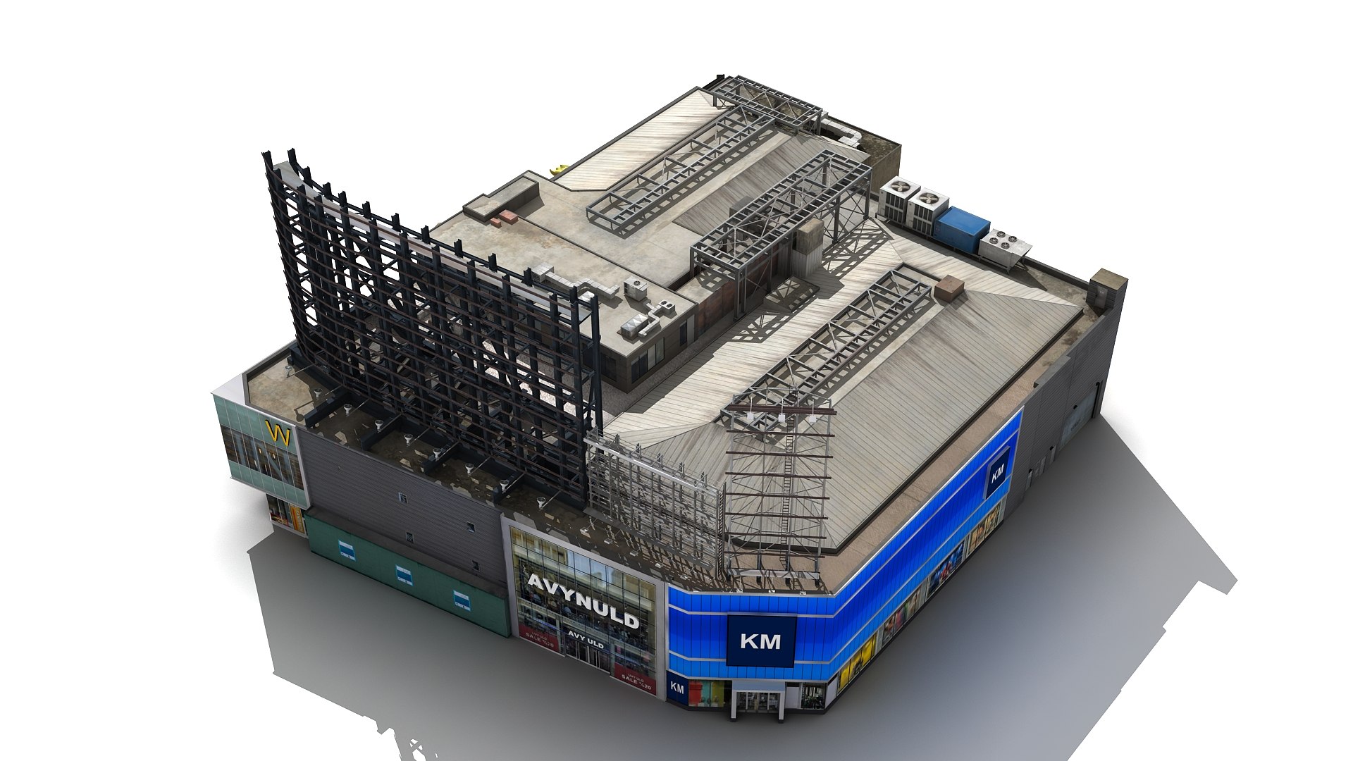 1530 Bow Tie Building 3D Model - TurboSquid 2148741